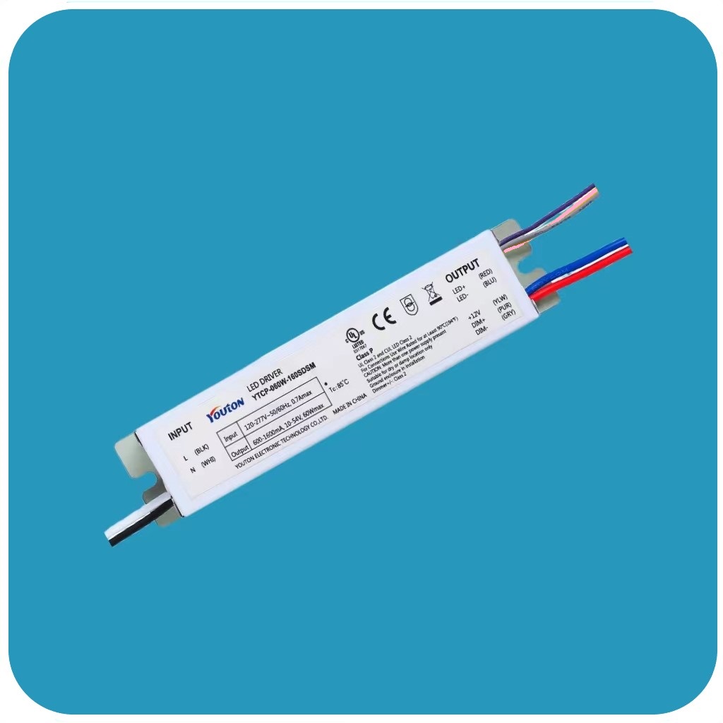 悦盾可编程恒流UL认证美规可定制60W输出电流多重保护LED驱动电源 - 悦盾电子